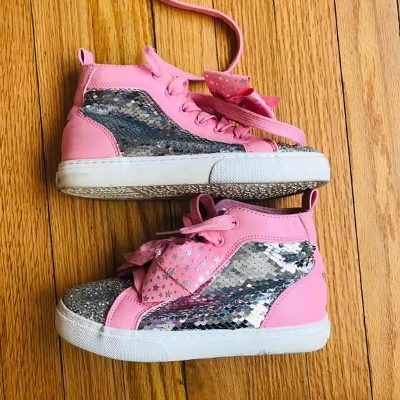 JoJo Siwa | Shoes | Jojo Siwa High Top Sequin Shoe Little Girl Size 3 | Poshmark